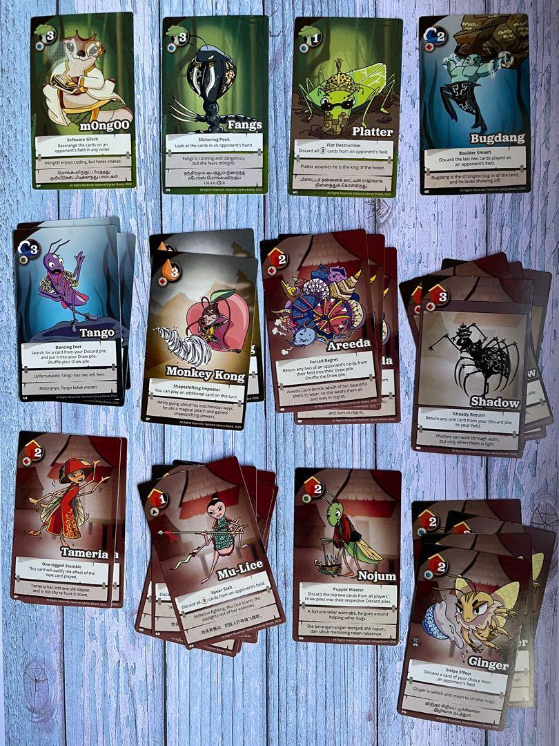 Book Bugs 3 Cards, Hobbies & Toys, Toys & Games on Carousell