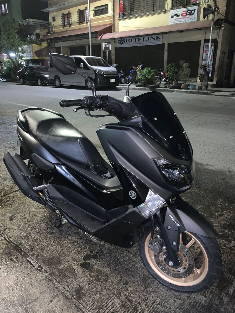 NMAX 2019 version 1 (matte black), Motorbikes, Motorbikes for Sale on ...