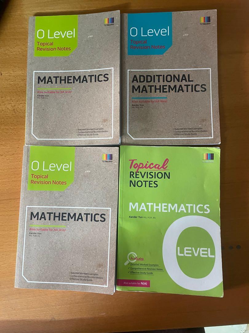 O Level Revision notes for free, Hobbies & Toys, Books & Magazines ...