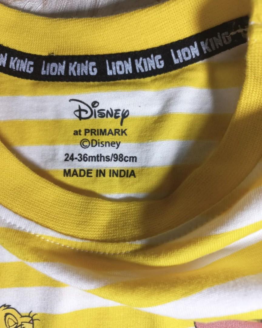 Original Primark X Disney The Lion King Long Sleeve Shirts, Bayi & Anak ...