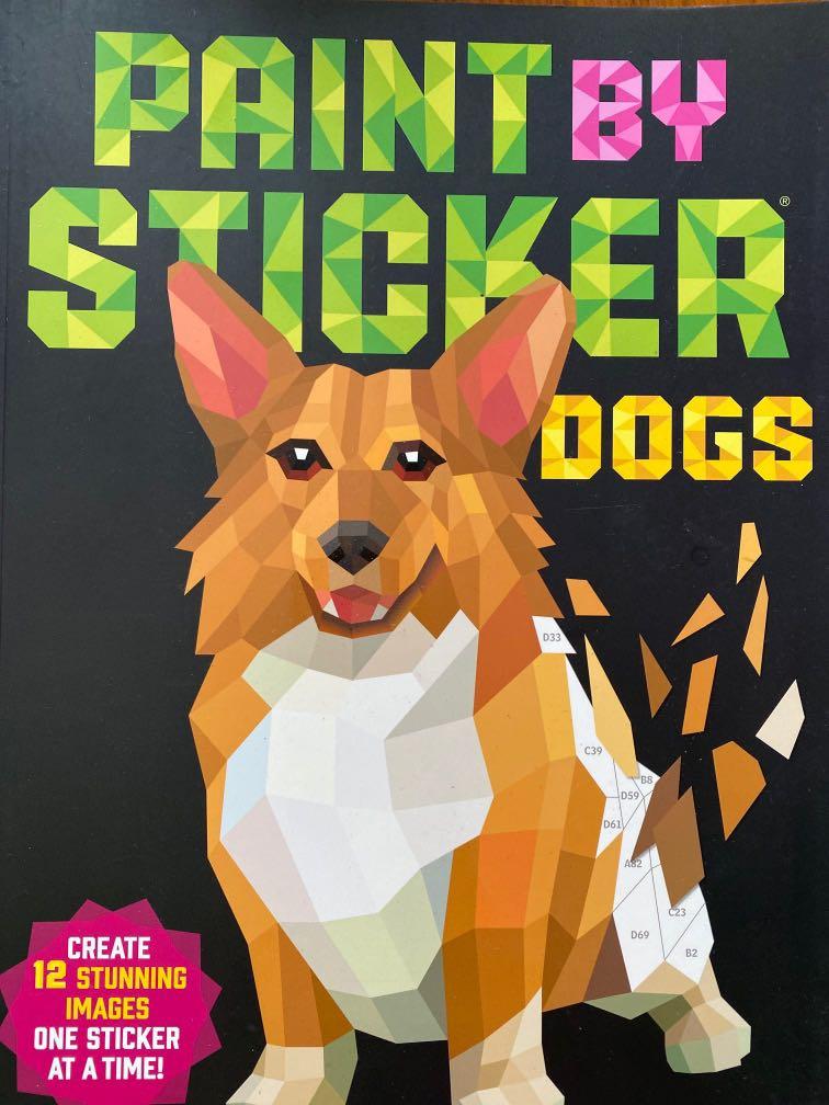 Paint by sticker dogs, Hobbies & Toys, Stationery & Craft, Occasions ...