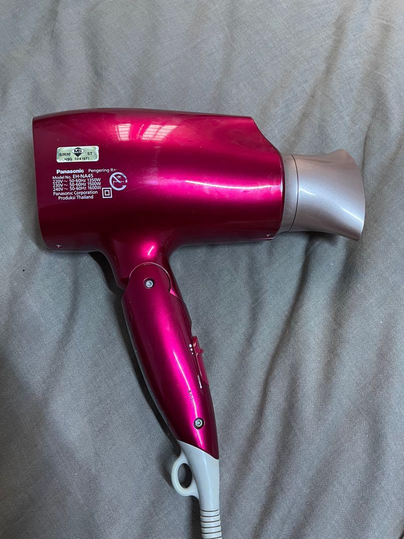 Panasonic Hair dryer EH-NA45 Nanoe Double Ions Foldables, Beauty ...