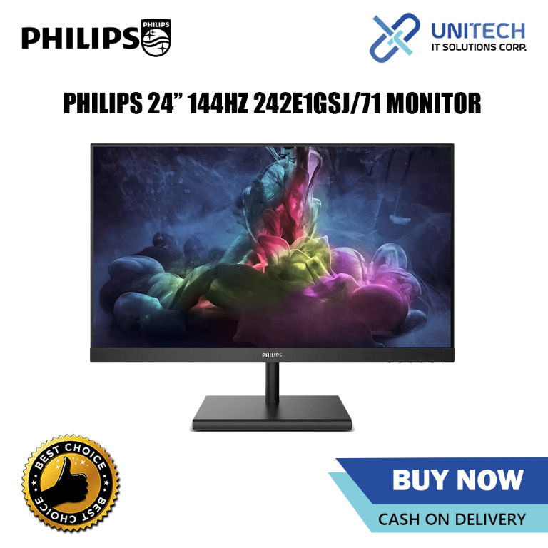 PHILIPS 24" 242E1GSJ/71 144HZ GAMING MONITOR, Computers & Tech, Parts ...