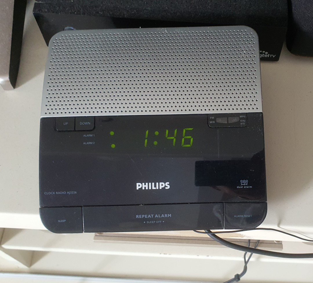 Phillips radio alarm clock, Furniture & Home Living, Home Decor, Clocks ...