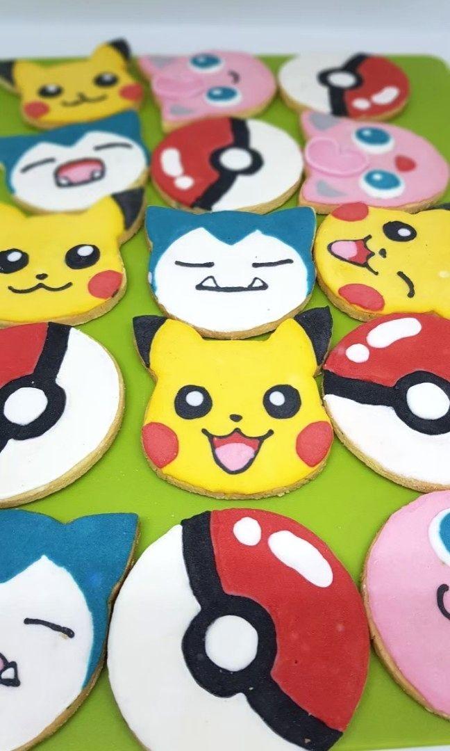 Pikachu Icing cookies, Food & Drinks, Homemade Bakes on Carousell