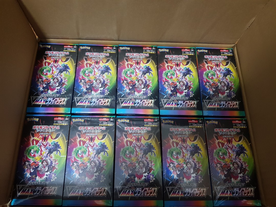 Pokemon TCG: Japanese Vmax Climax Booster Box, Hobbies & Toys, Toys ...