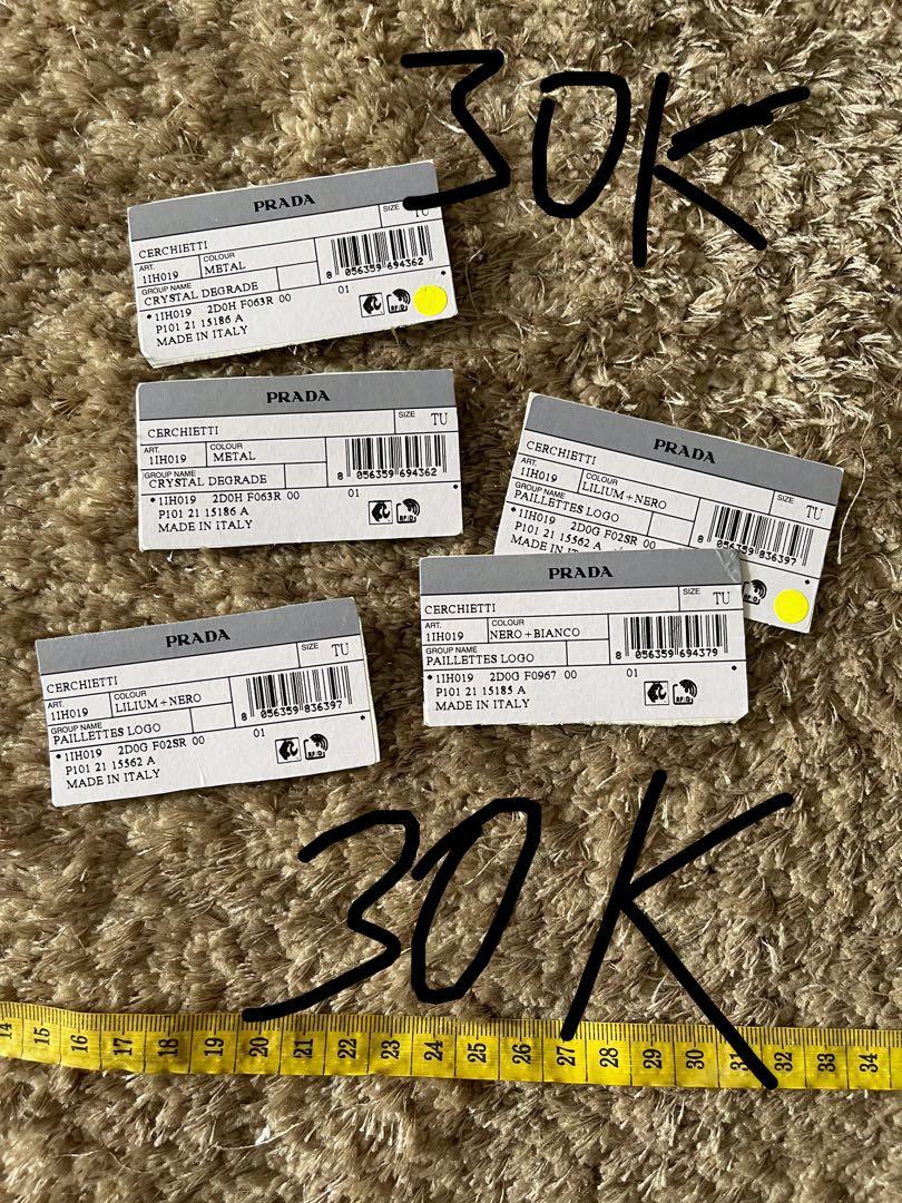 prada tag harga receipt booklet dustbag limited dust bag dust bag paper ...