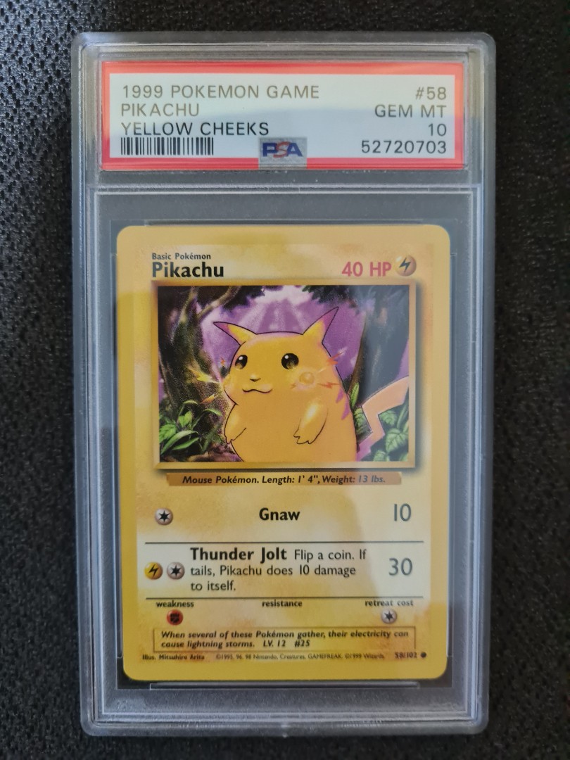 Psa 10 Pokemon Vintage Pikachu 1999, Hobbies & Toys, Toys & Games on ...