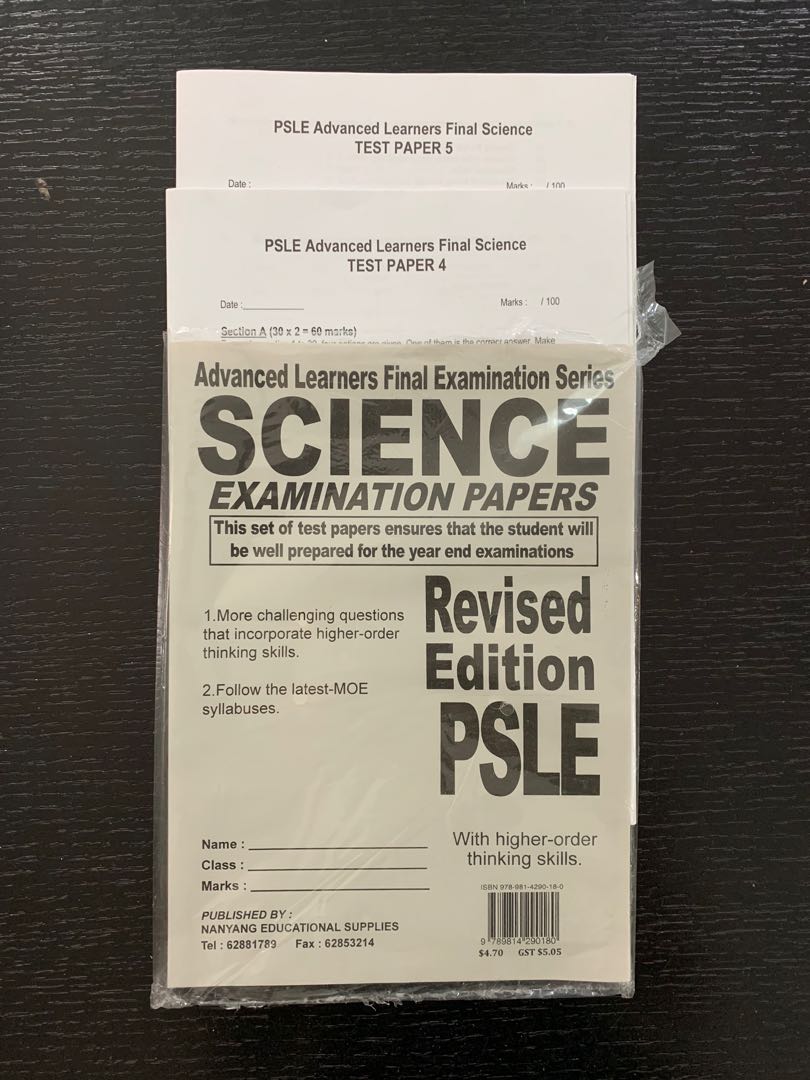 PSLE Science Practice Papers 2020, Hobbies & Toys, Books & Magazines ...