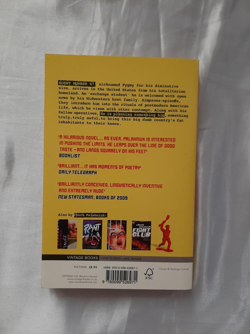 Pygmy book by Chuck Palahniuk, Hobbies & Toys, Books & Magazines ...