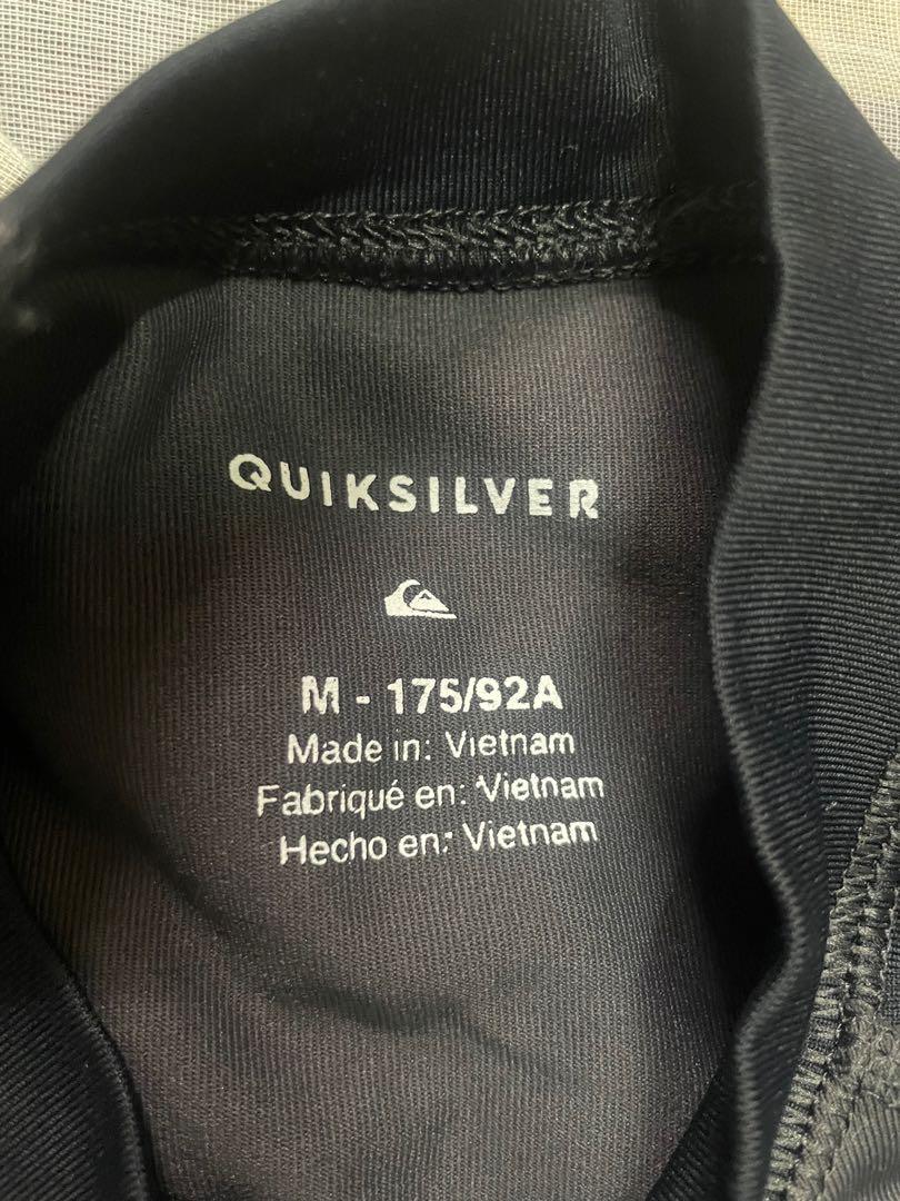 Quicksilver rash guard original, Men's Fashion, Activewear on Carousell