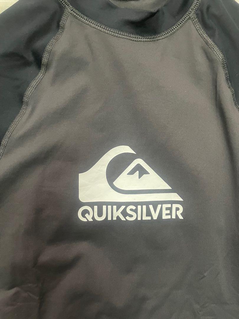 Quicksilver rash guard original, Men's Fashion, Activewear on Carousell