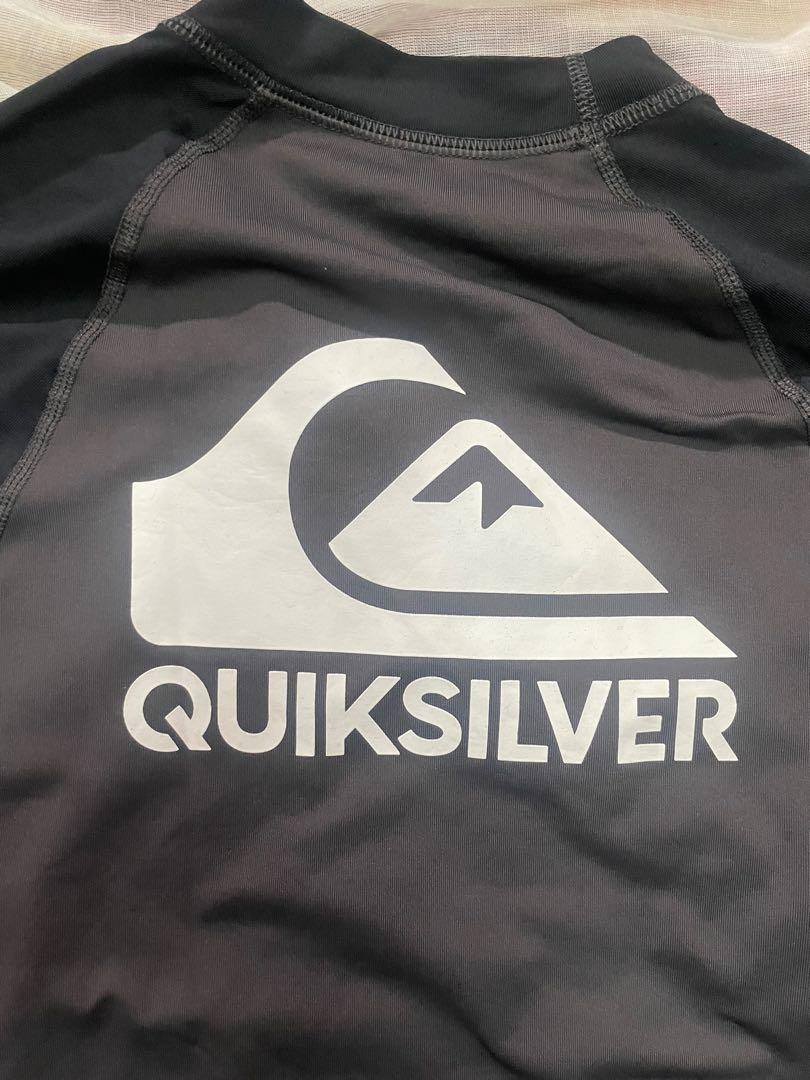 Quicksilver rash guard original, Men's Fashion, Activewear on Carousell