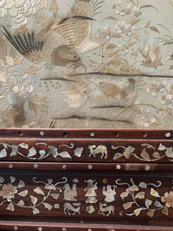 RARE 19th Century Antique Straits Chinese/Peranakan Mother-of-Pearl ...