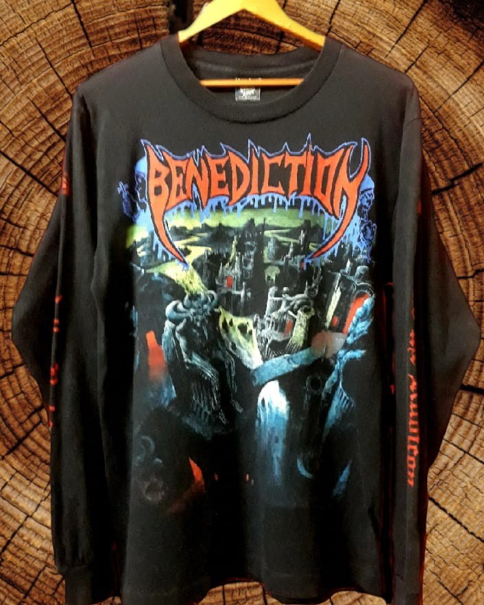 Vintage Benediction Band World Tour 1993, Men's Fashion, Tops & Sets ...