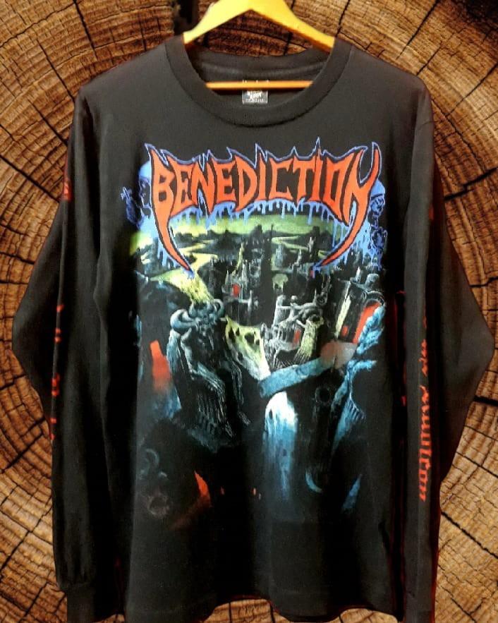 Vintage Benediction Band World Tour 1993, Men's Fashion, Tops & Sets ...