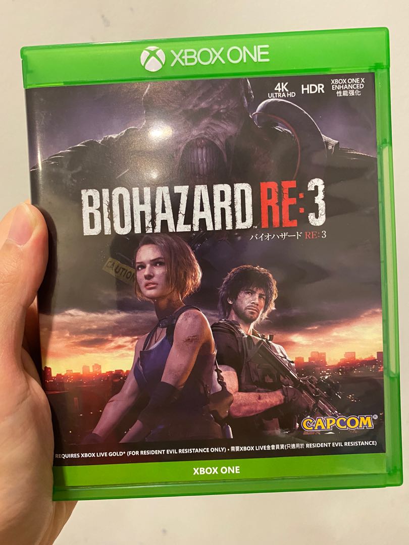 Resident Evil 3 Xbox One game Xbox Series X, Video Gaming, Video Games ...