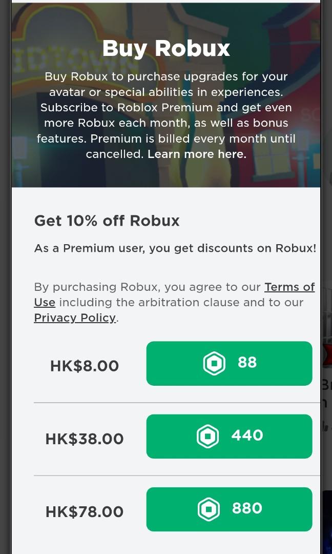 Roblox account (have 10 robux and premium), 遊戲機, 遊戲機裝飾配件, 遊戲禮物卡及帳戶 ...