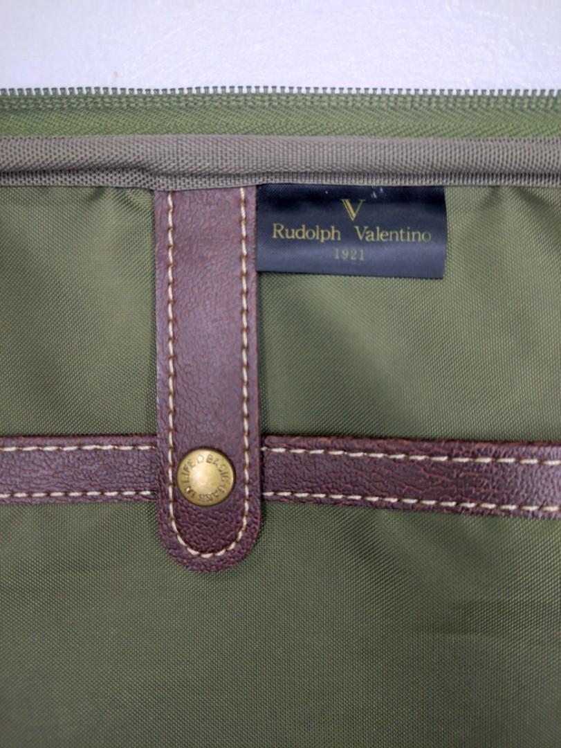 RUDOLPH VALENTINO TRAVEL SUITCASE, Luxury, Bags & Wallets on Carousell
