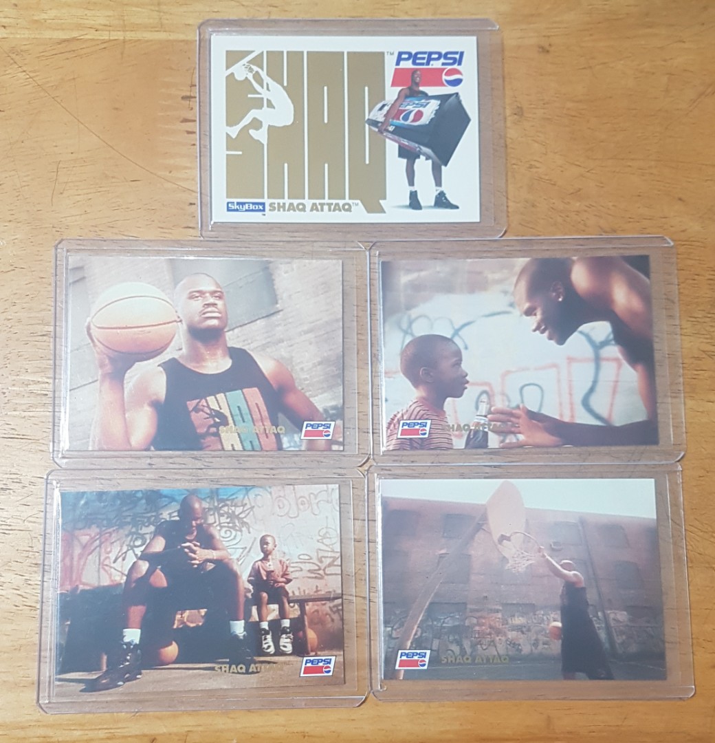 Shaquille O'neal Pepsi Cards, Hobbies & Toys, Toys & Games on Carousell