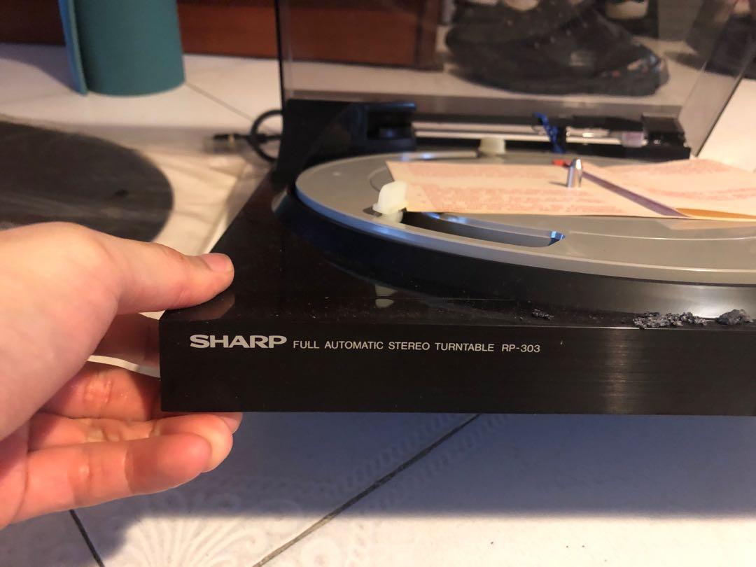 Sharp turntable (RP-303), Audio, Other Audio Equipment on Carousell