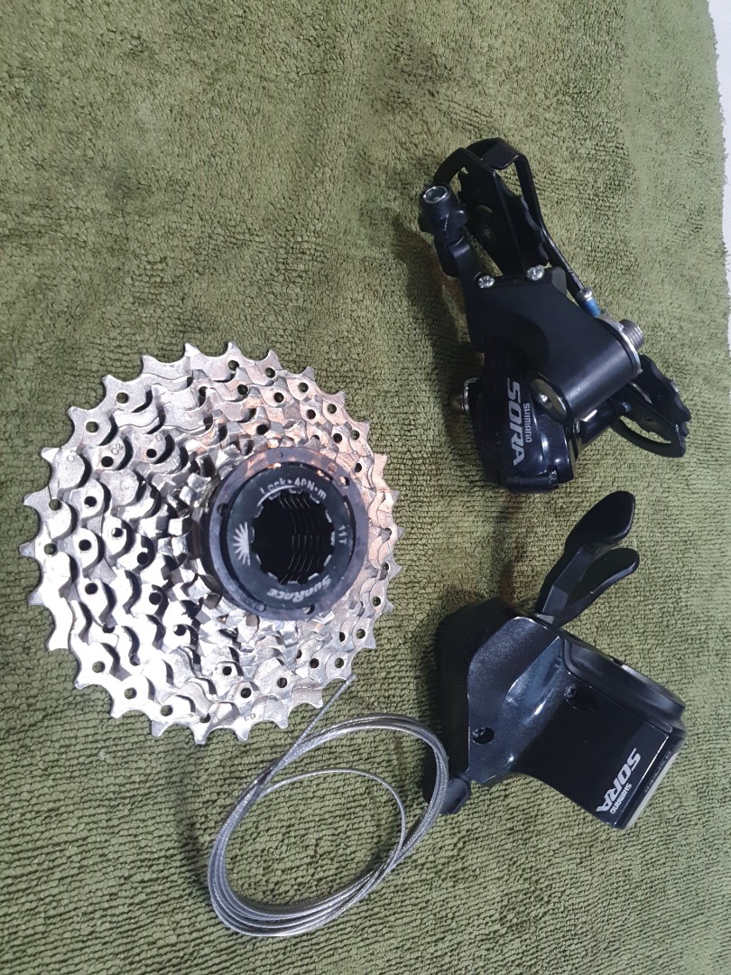 Shimano Sora 9 speed Groupset, Sports Equipment, Bicycles & Parts ...