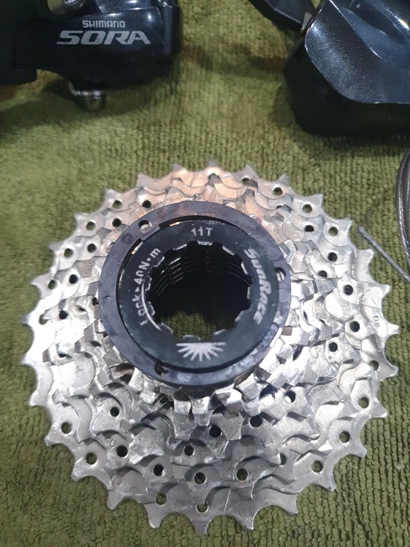 Shimano Sora 9 speed Groupset, Sports Equipment, Bicycles & Parts ...