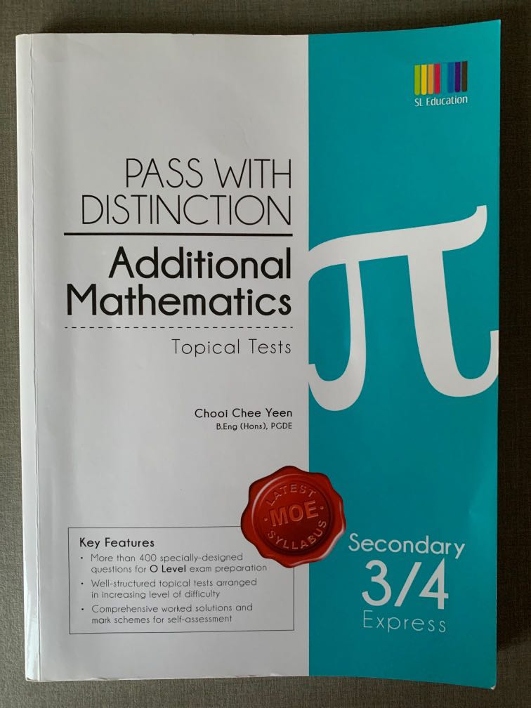 ShingLee A Math O Level Topical Tests Assessment Book, Hobbies & Toys ...