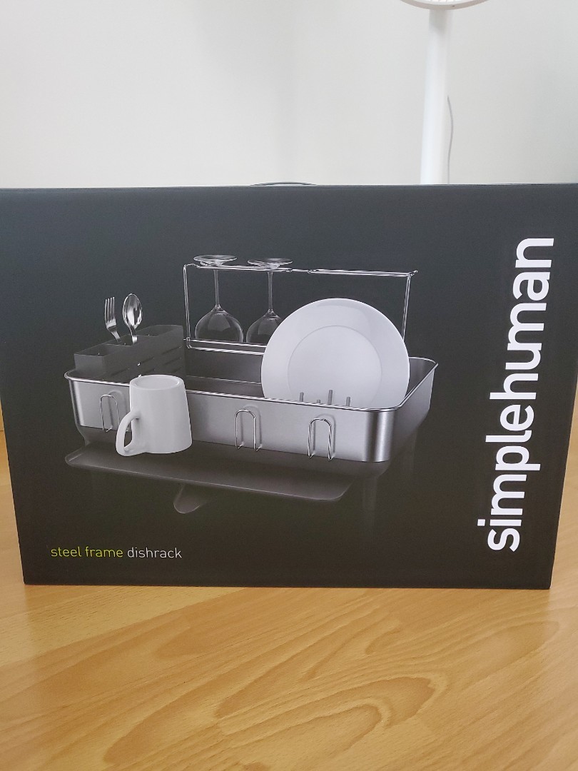 Simple human dish rack, Furniture & Home Living, Bathroom & Kitchen ...