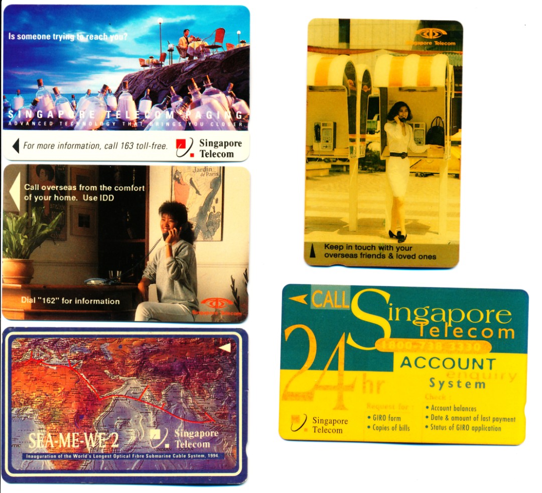 Singtel series used phone card, Hobbies & Toys, Memorabilia ...