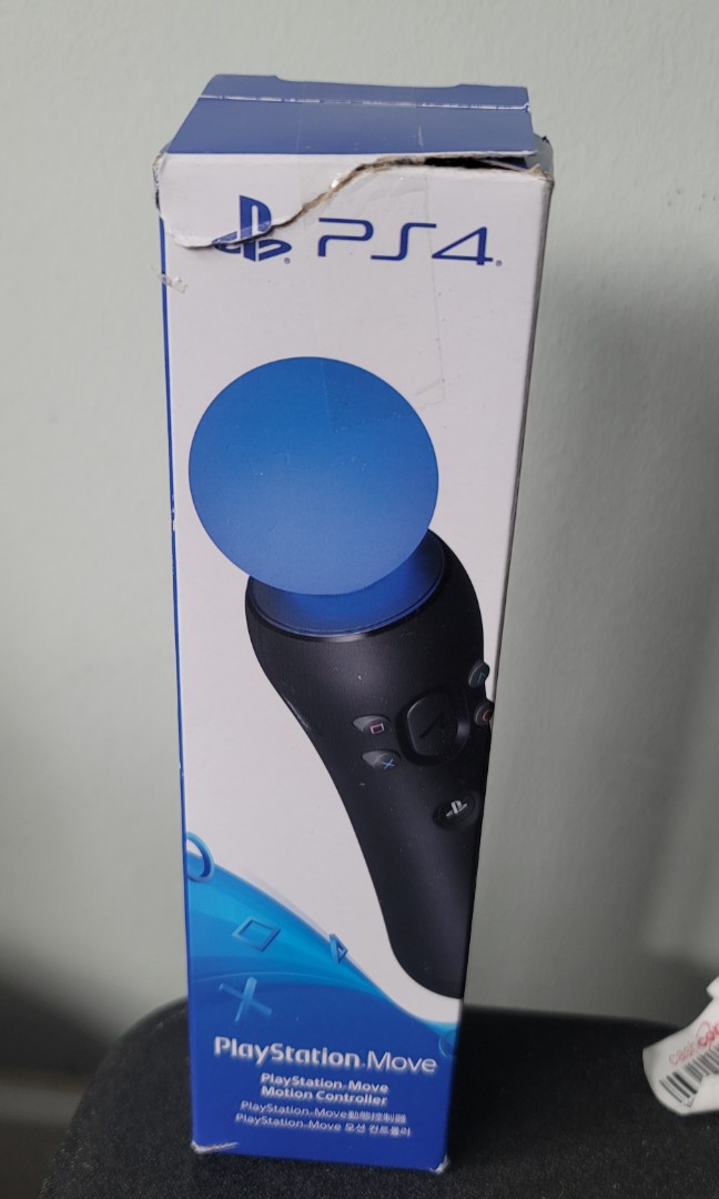 Sony PS4 Playstation Move Controller with box, Video Gaming, Gaming ...