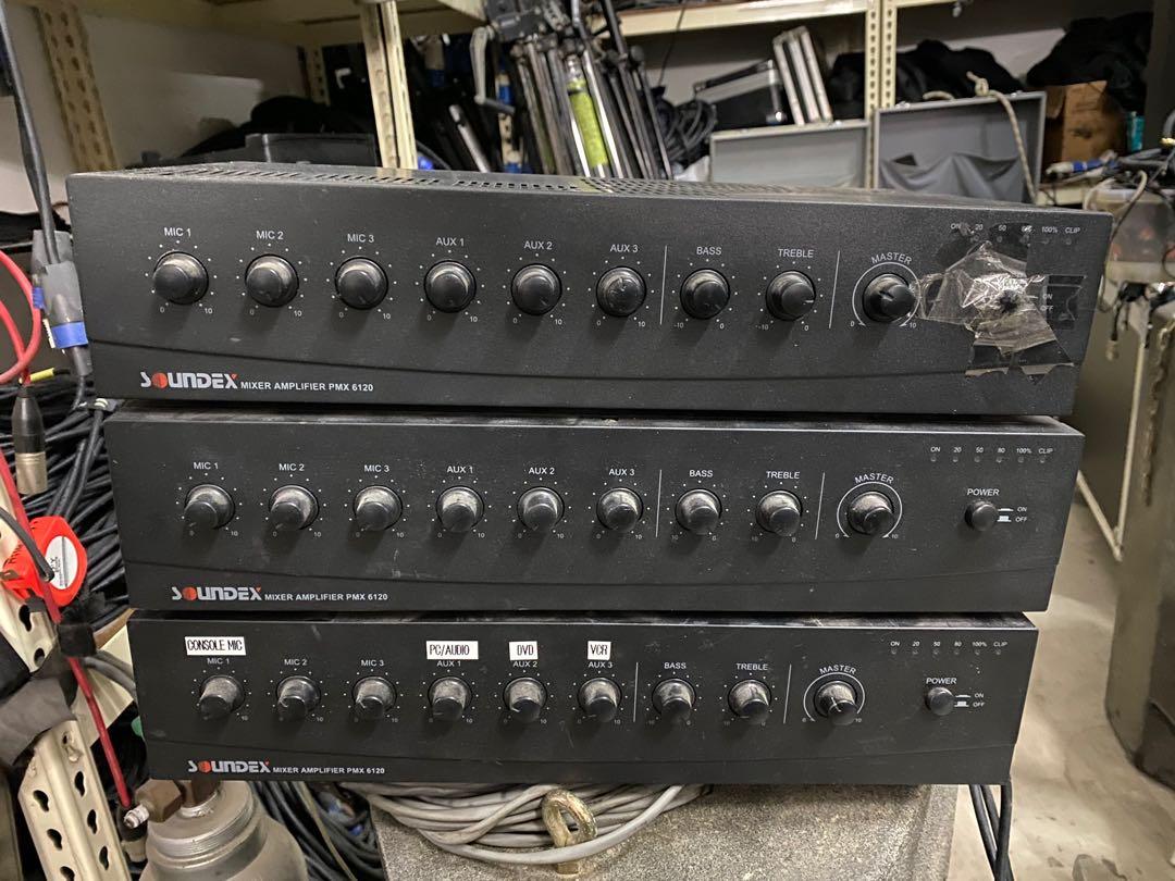 Soundex PMX6120 PA Line Amplifier , Hobbies & Toys, Music & Media, Music Accessories on Carousell