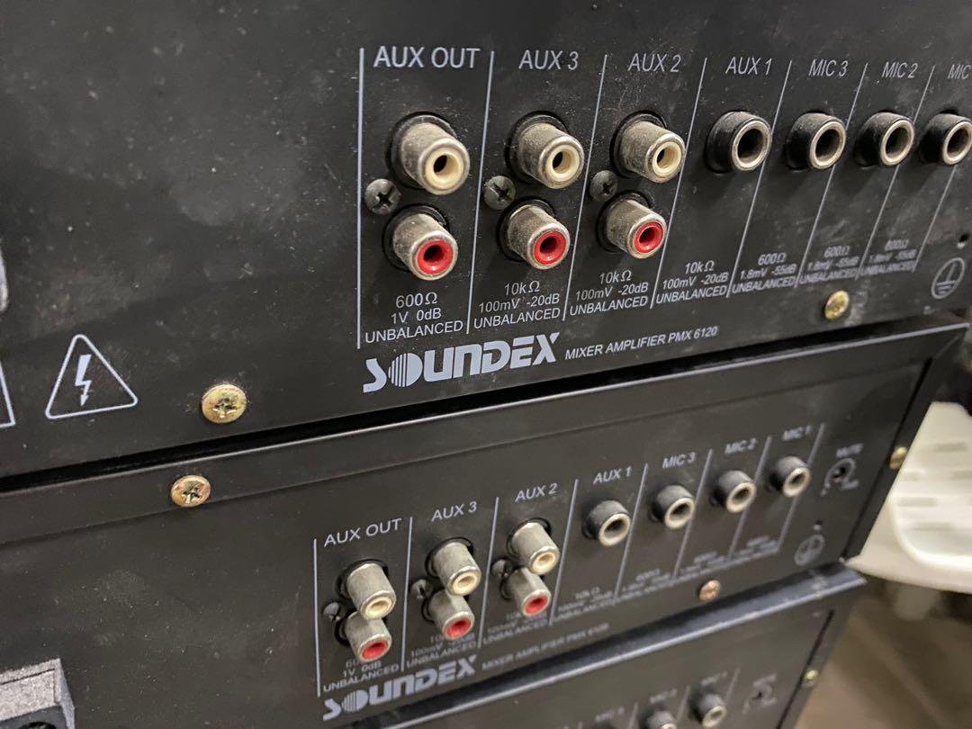 Soundex PMX6120 PA Line Amplifier , Hobbies & Toys, Music & Media, Music Accessories on Carousell