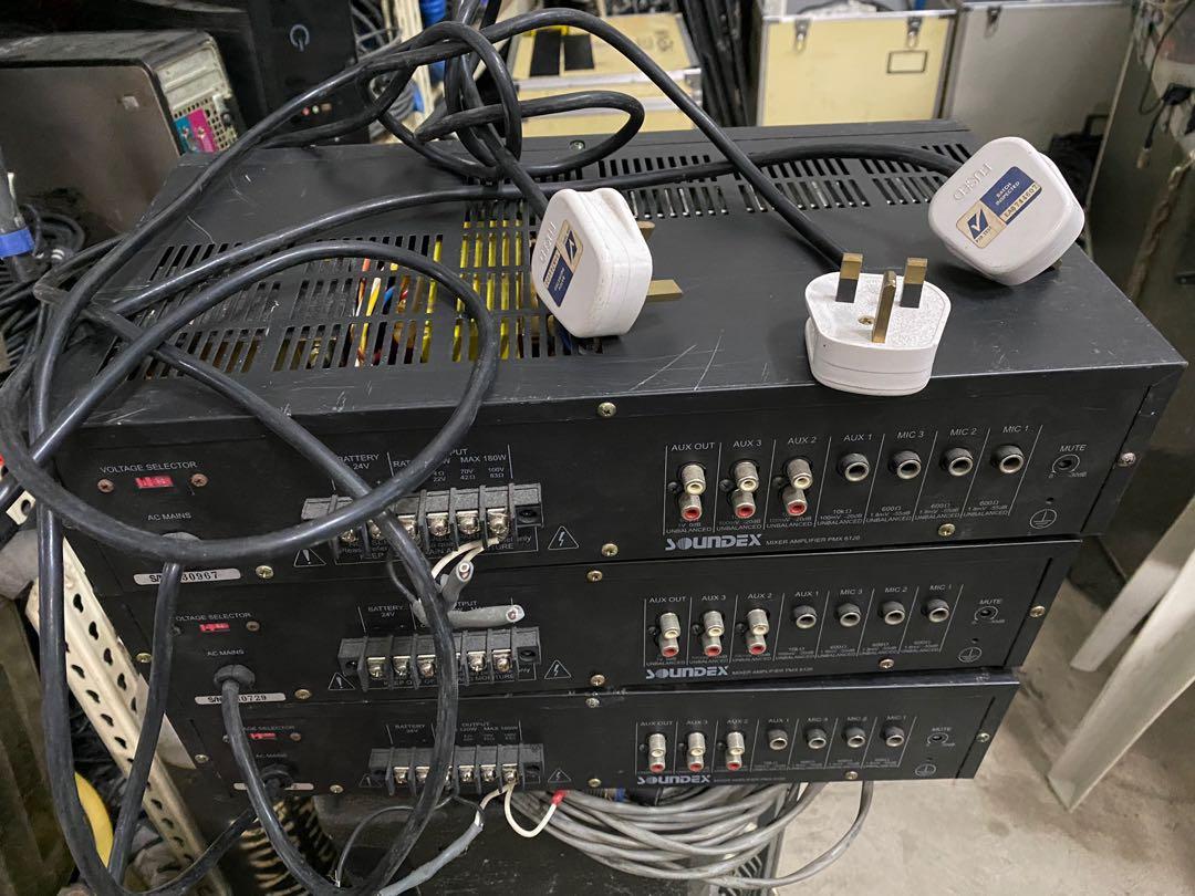 Soundex PMX6120 PA Line Amplifier , Hobbies & Toys, Music & Media ...