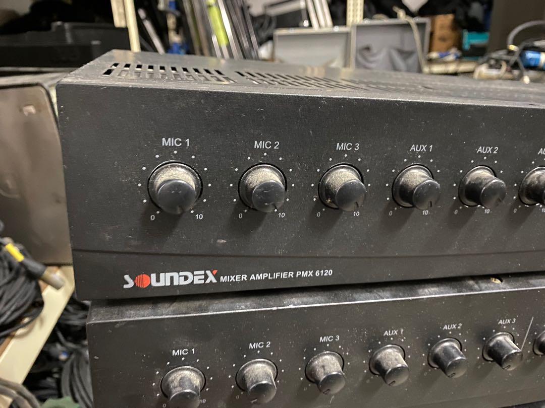 Soundex PMX6120 PA Line Amplifier , Hobbies & Toys, Music & Media, Music Accessories on Carousell
