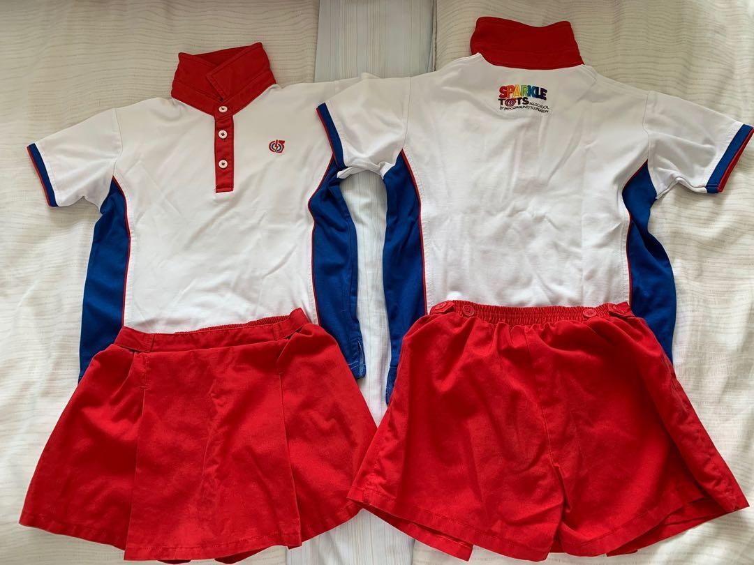 Sparkletots preschool girls uniform, Babies & Kids, Babies & Kids ...