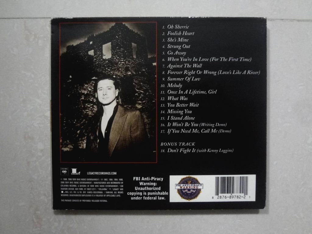 Steve Perry CD Greatest Hits, Hobbies & Toys, Music & Media, CDs & DVDs ...