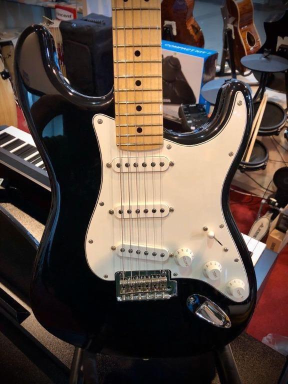 [FREE DELIVERY] Stratocaster electric guitar black color Electric ...