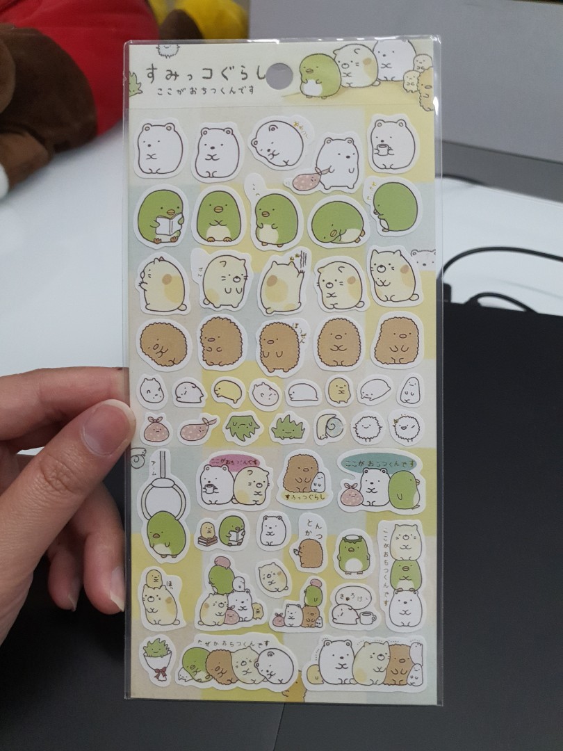 Sumiko Gurashi Stickers, Hobbies & Toys, Stationery & Craft, Other ...