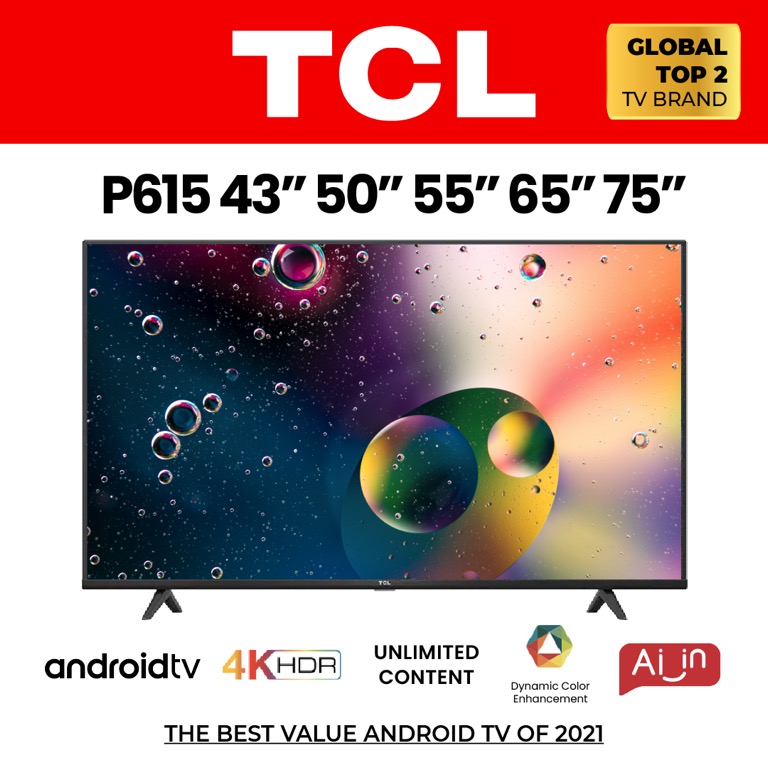 TCL Android Smart TV | 4K HDR | Colour Enhancement Display | Micro ...