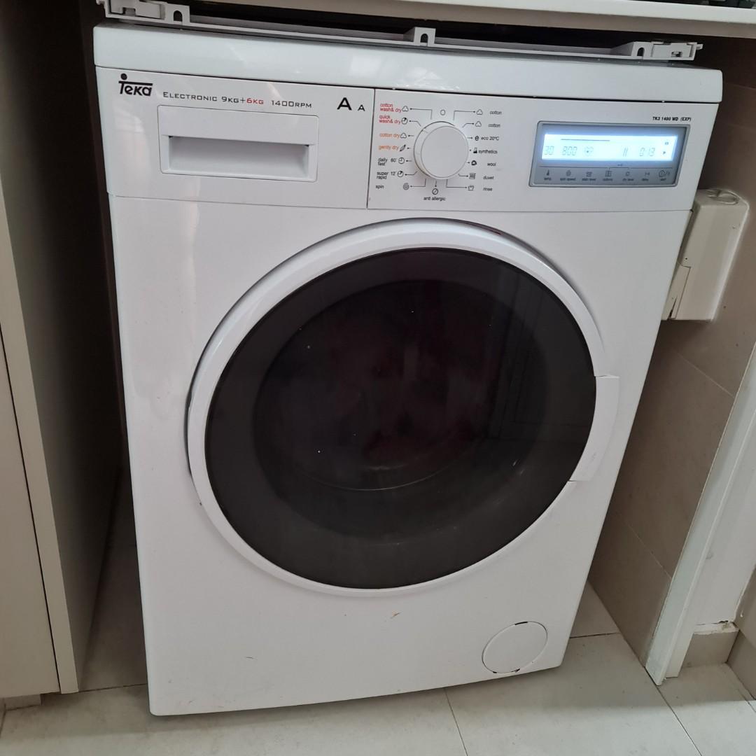 TEKA ELECTRONIC 9 KG + 6 KG TK3 1490 WD, TV & Home Appliances, Washing ...