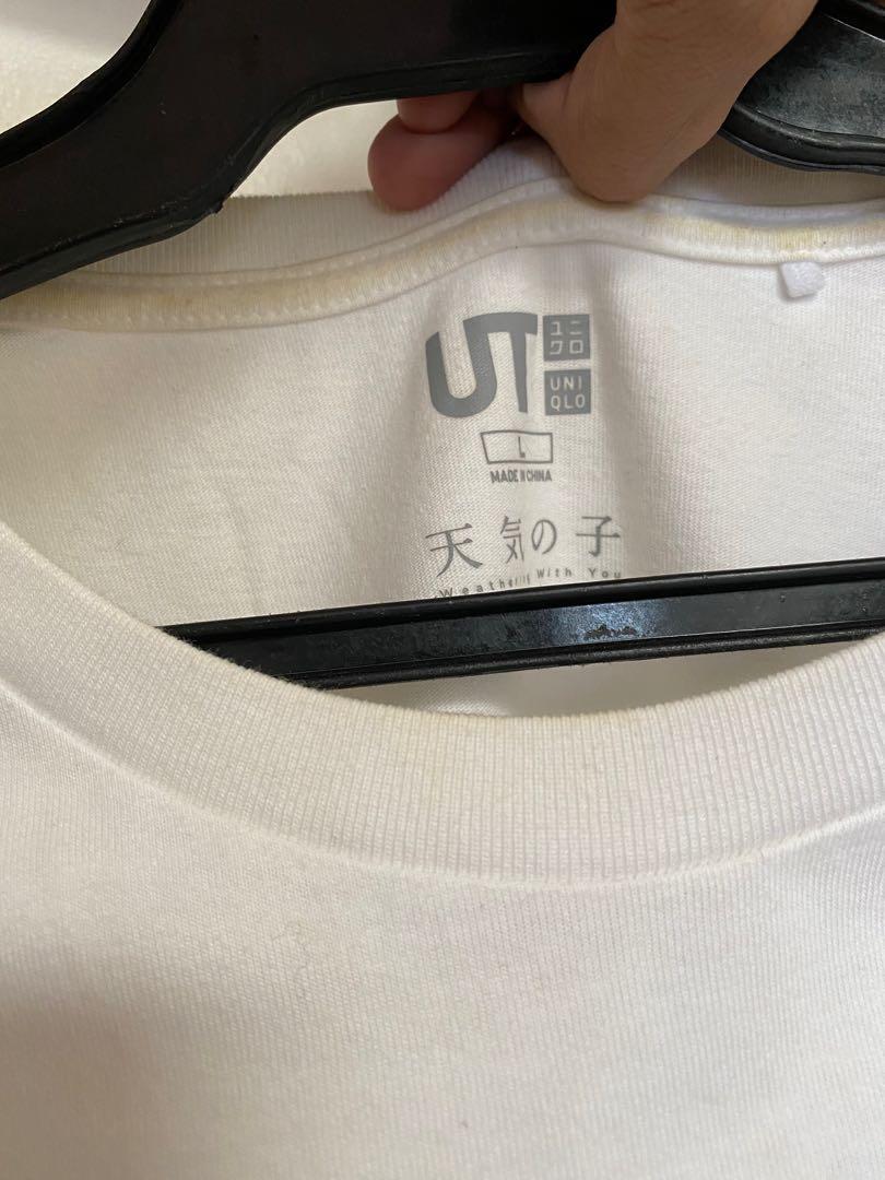 Uniqlo Weathering with You tee, Men's Fashion, Tops & Sets, Tshirts ...
