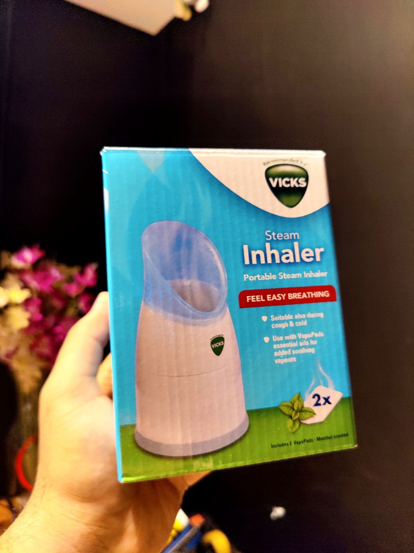 Vicks Portable Steam Inhaler/ Humidifier, Health & Nutrition, Medical ...