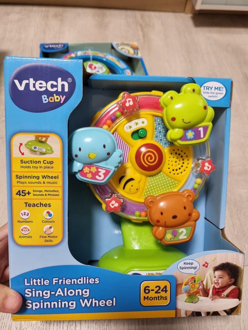 Vtech Sing-along spinning wheel, Babies & Kids, Infant Playtime on ...