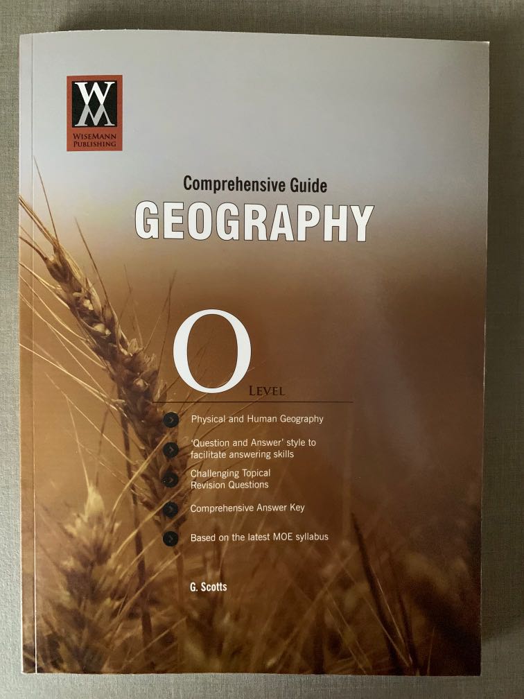 WiseMann O Level Geography Comprehensive Guide Assessment Book, Hobbies ...