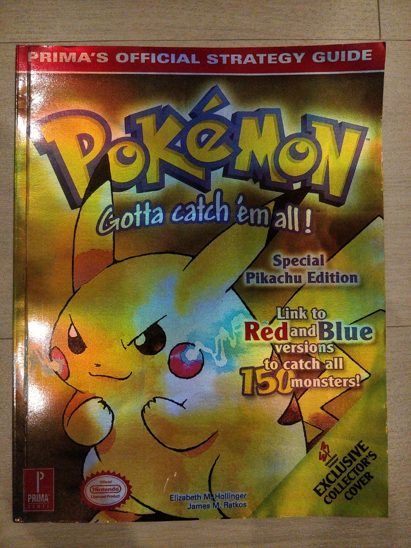1999 Prima's Official Pokemon Strategy Guide Special Pikachu Edition ...