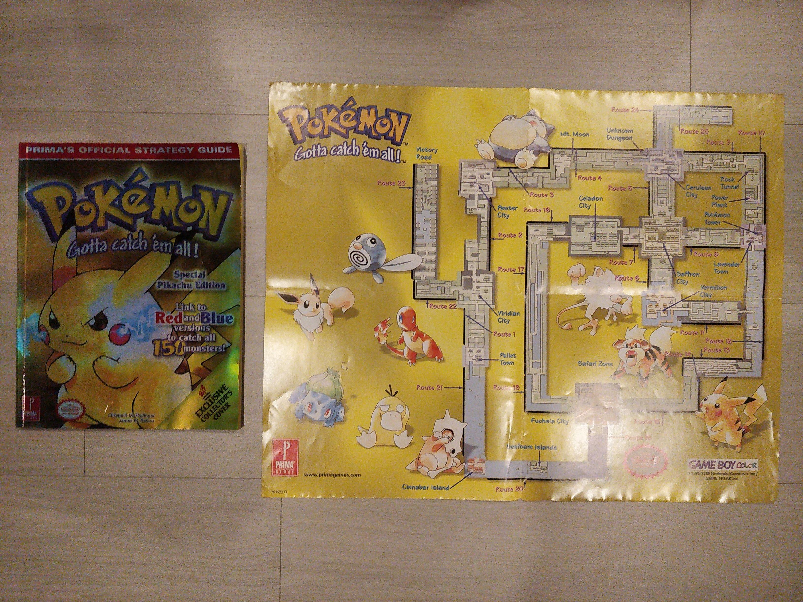 1999 Prima's Official Pokemon Strategy Guide Special Pikachu Edition ...