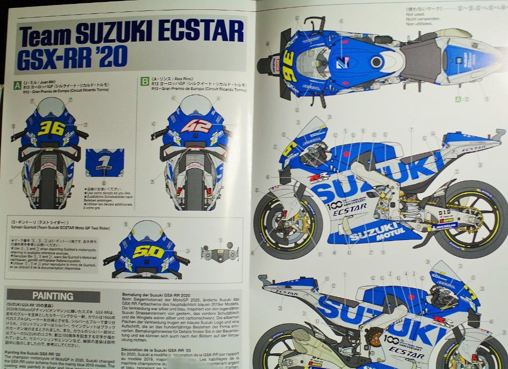 2021 new tooling-全新 -田宮-TAMIYA-14139- 1/12-鈴木- Suzuki- Team Suzuki ECSTAR- GSX-RR 20-M-077, 興趣及 ...
