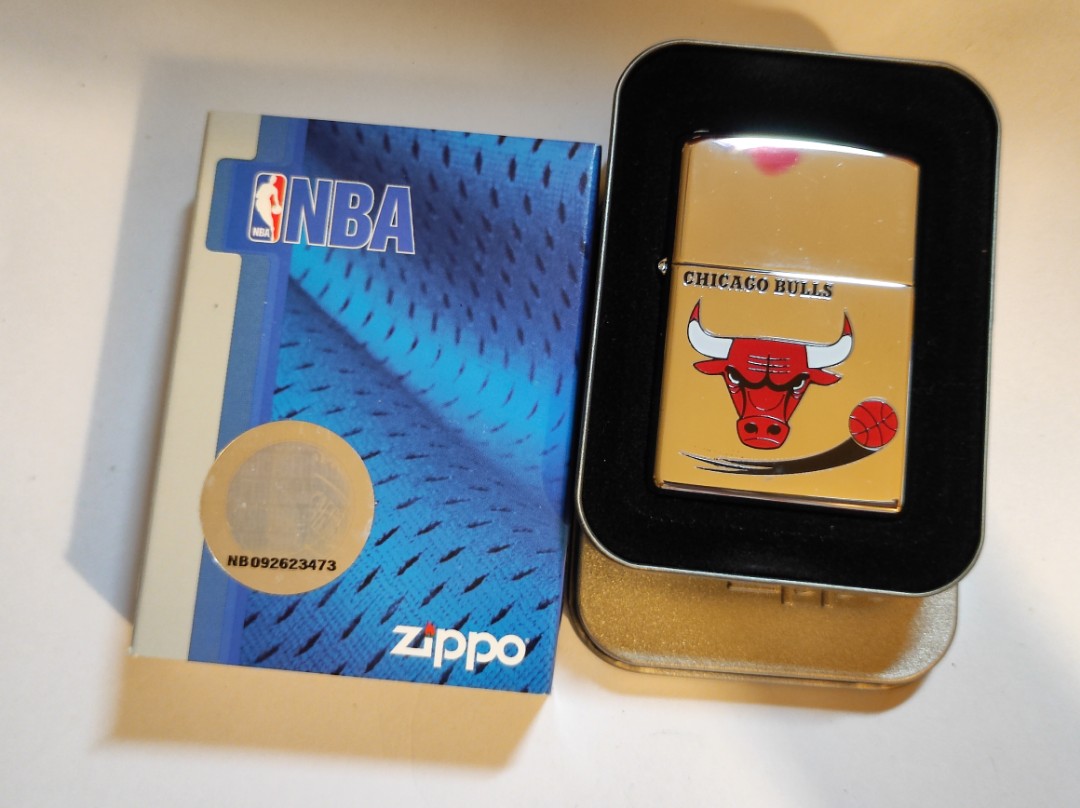 22603 原裝美國 zippo lighter 打火機 機殼 NBA Chicago bulls, 興趣及遊戲, 收藏品及紀念品, 古董收藏 ...