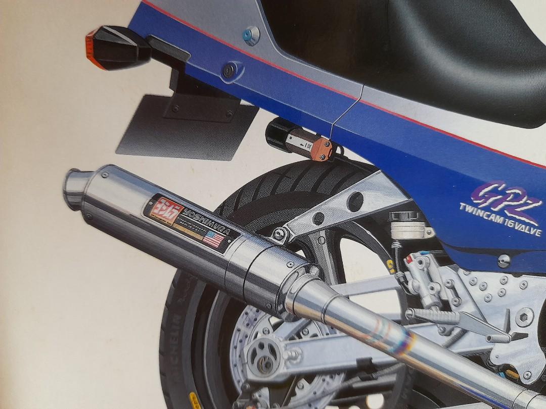 全新 1：12 Aoshima Kawasaki GPZ 900R Ninja YOSHIMURA 仕樣, 興趣及遊戲, 玩具 & 遊戲類 - Carousell